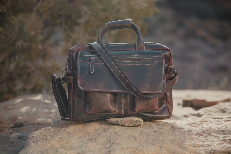 Buffalo Leather Pilot Bag – Kodiak Leather