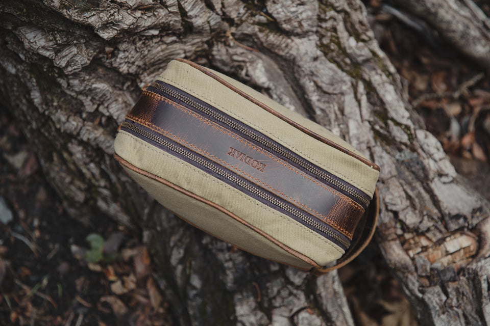 Canvas Dopp Bag – Kodiak Leather