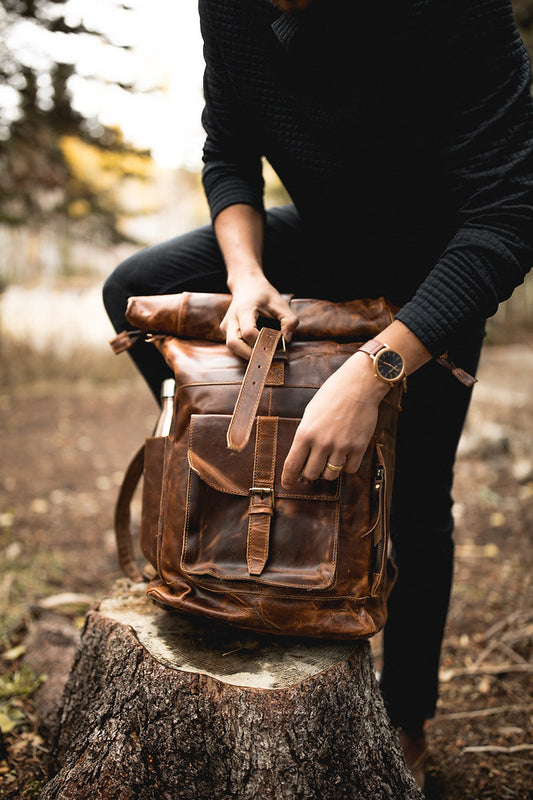 Kobuk Leather Backpack – Kodiak Leather