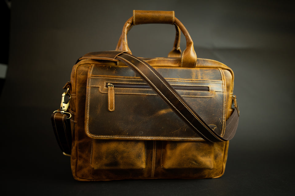 Buffalo Leather Pilot Bag – Kodiak Leather