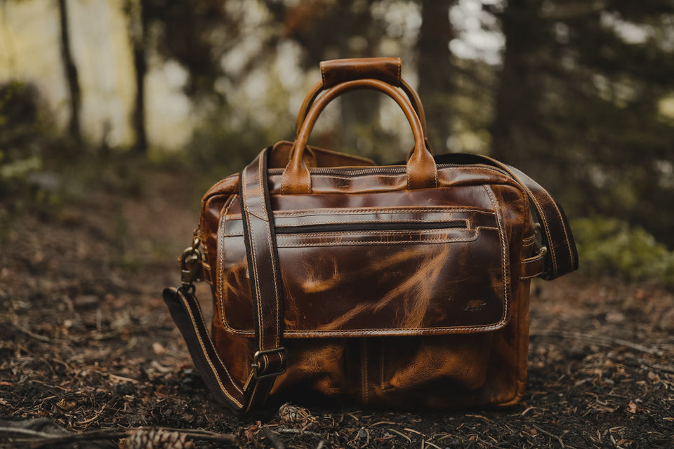 Buffalo Leather Pilot Bag – Kodiak Leather