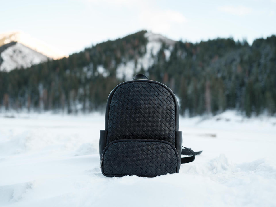 Mini Woven Backpack – Kodiak Leather
