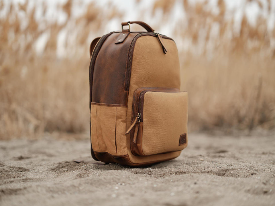25L Traveler Canvas Backpack – Kodiak Leather