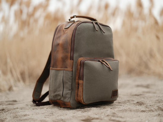 25L Traveler Canvas Backpack – Kodiak Leather