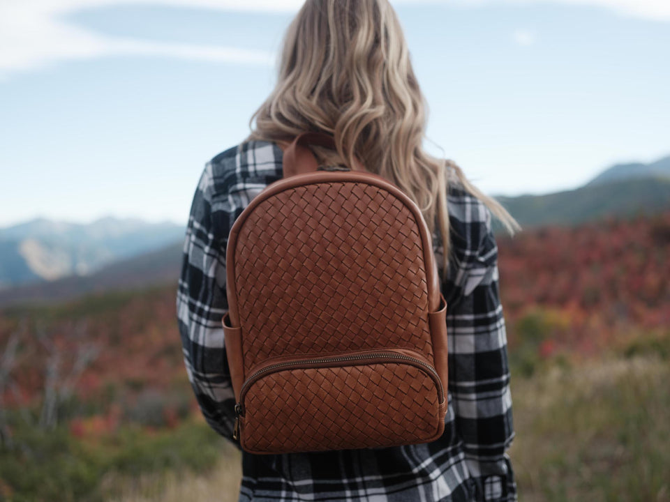 Mini Woven Backpack – Kodiak Leather