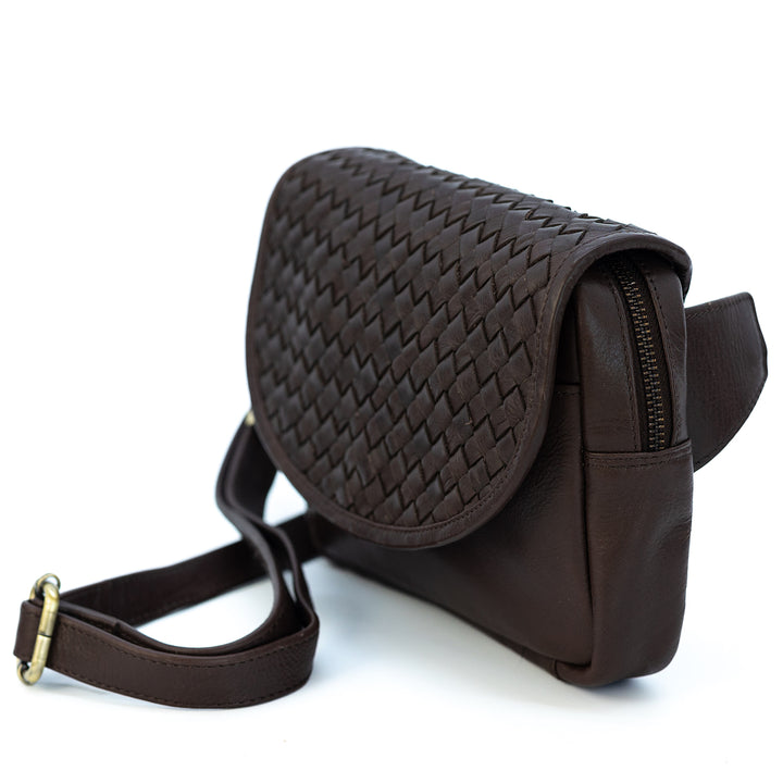 Woven Fanny Pack / Sling Bag – Kodiak Leather